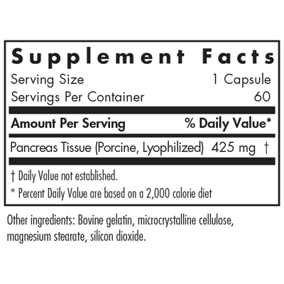 Pancreas 60 Capsules – Golden Health Quest