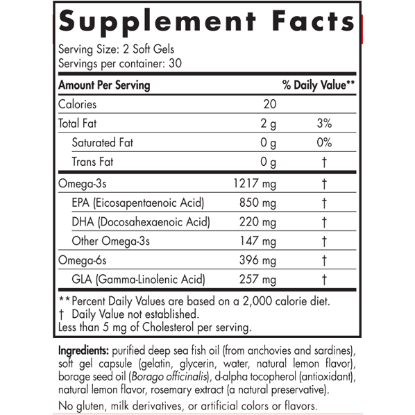 ProEPA with Concentrated GLA 60 Softgels – Golden Health Quest
