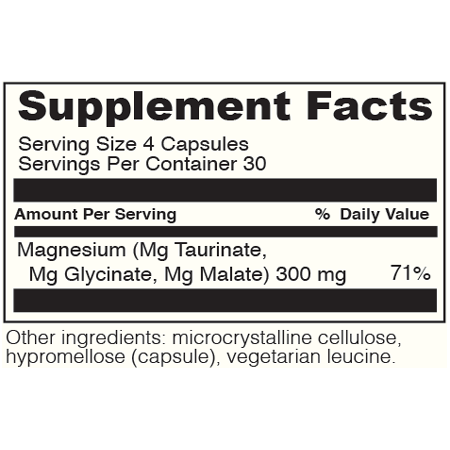 TRI-MAG 300 120 Capsules – Golden Health Quest