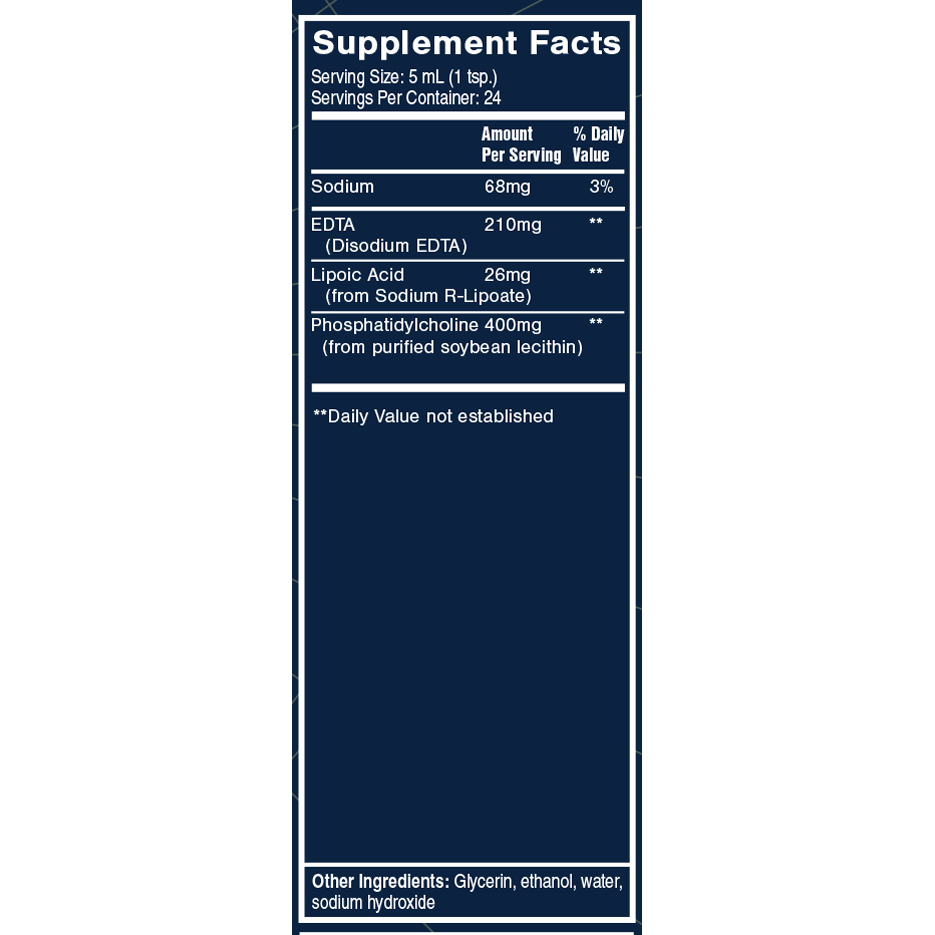 Liposomal EDTA with RLA 4 fl oz – Golden Health Quest